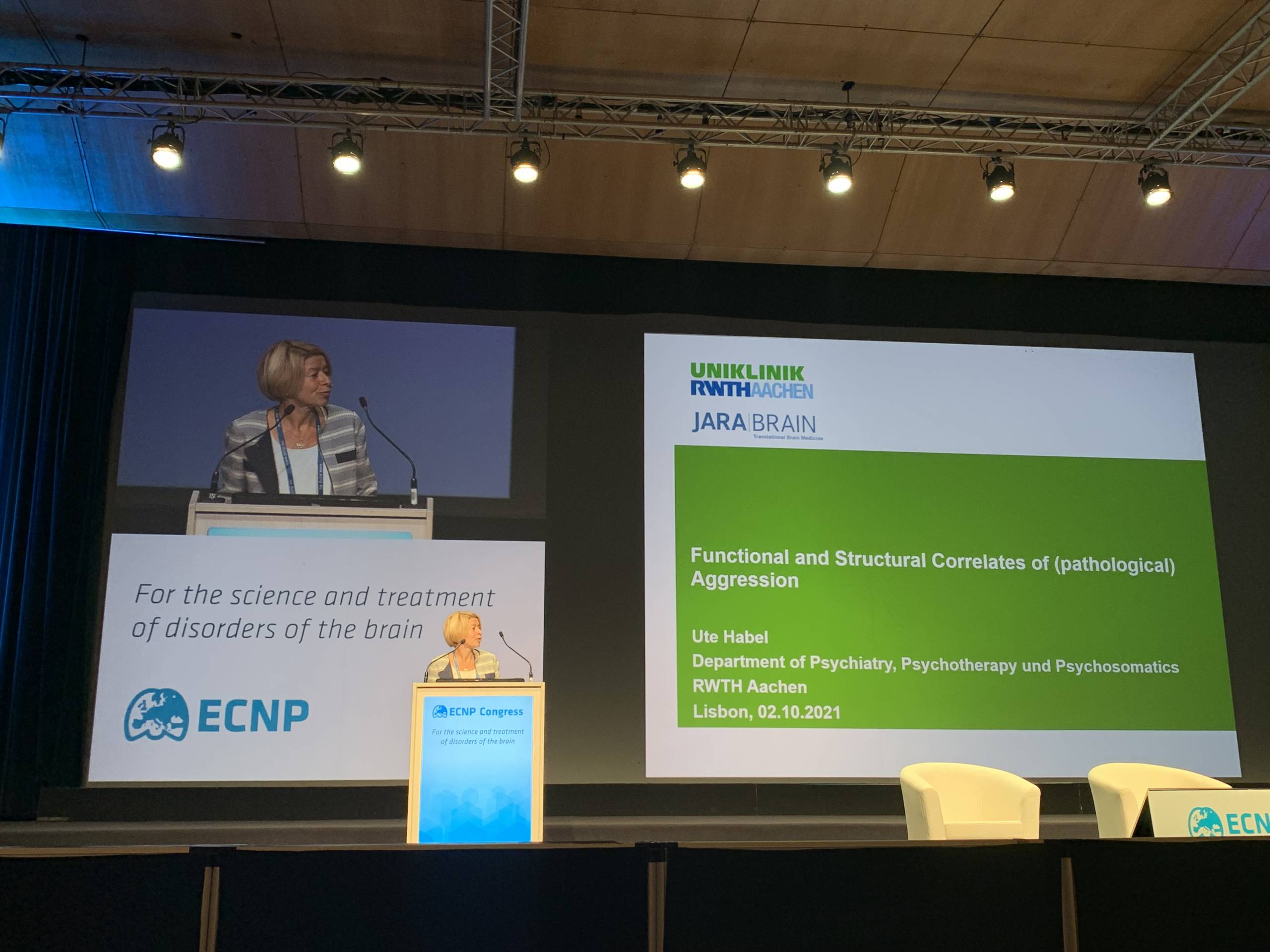 Prof. Ute Habel presented results of IRTG2150 at ECNP Congress ...